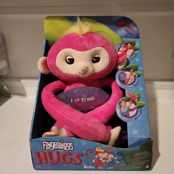 WowWee | Toys | Fingerlings Hugs Bella Pink Advanced Interactive Plush ...
